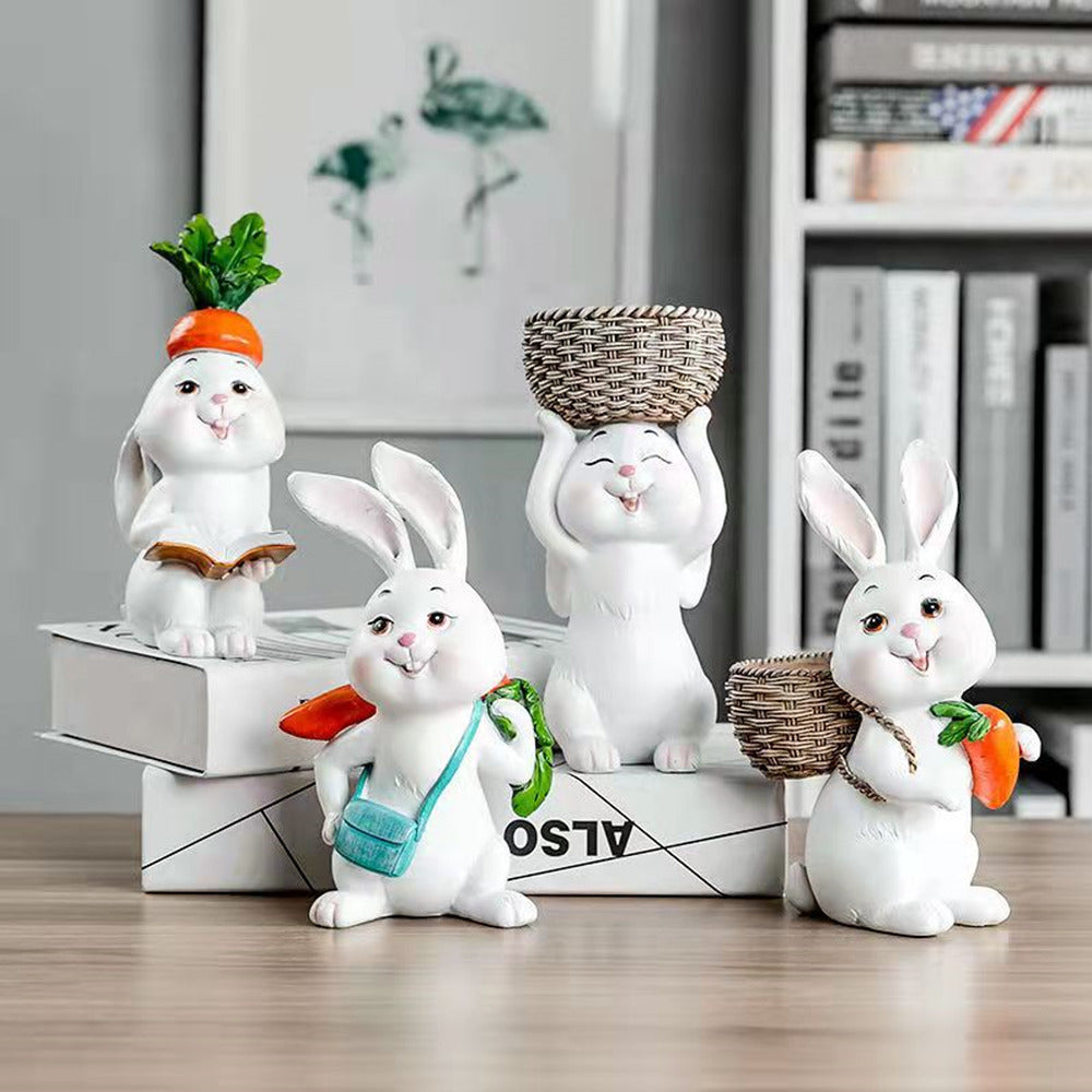 Four Cute Rabbit Brothers