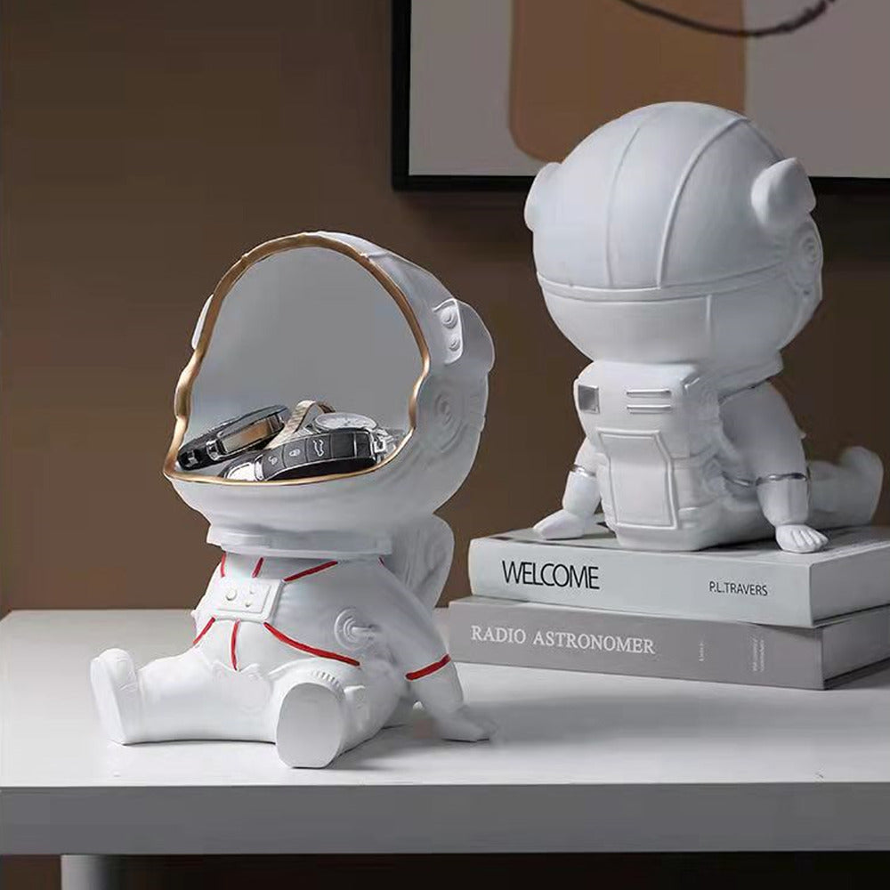 Stargazing Astronaut Statue For Storage